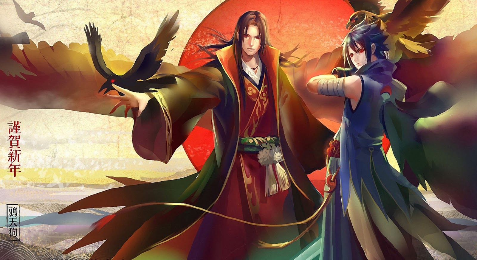 hd wallpaper: Uchiha Itachi Sasuke 1024